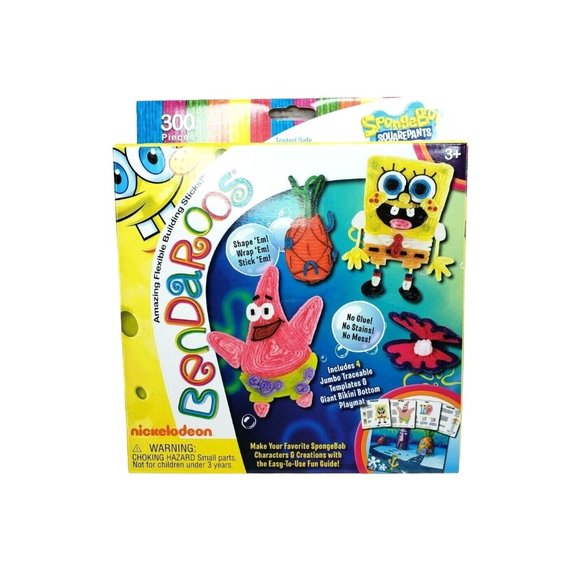 Nickelodeon | Toys | Rare 30 Pcs Pack Flexible Building Sticks ...